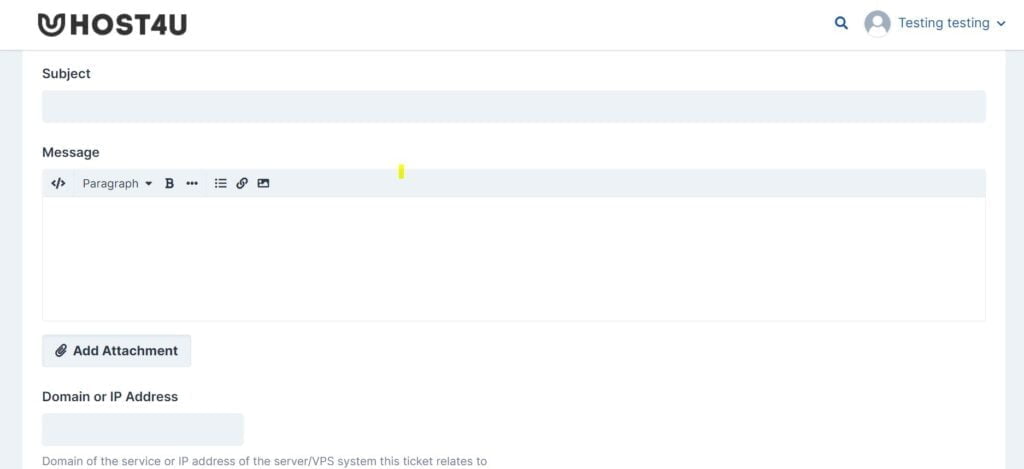How to raise a support ticket - UKHost4U