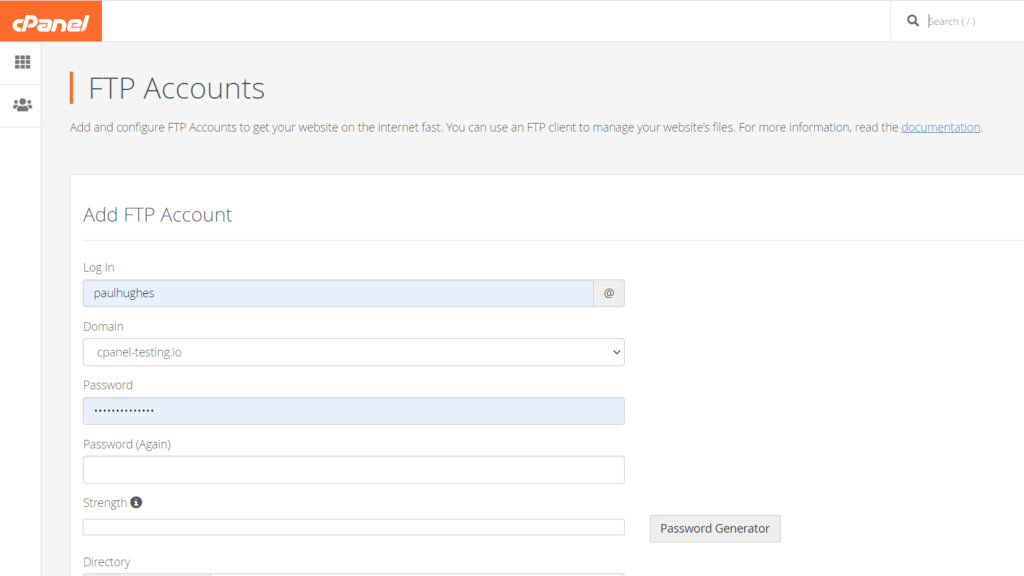 How to Create an FTP Account in cPanel - UKHost4U