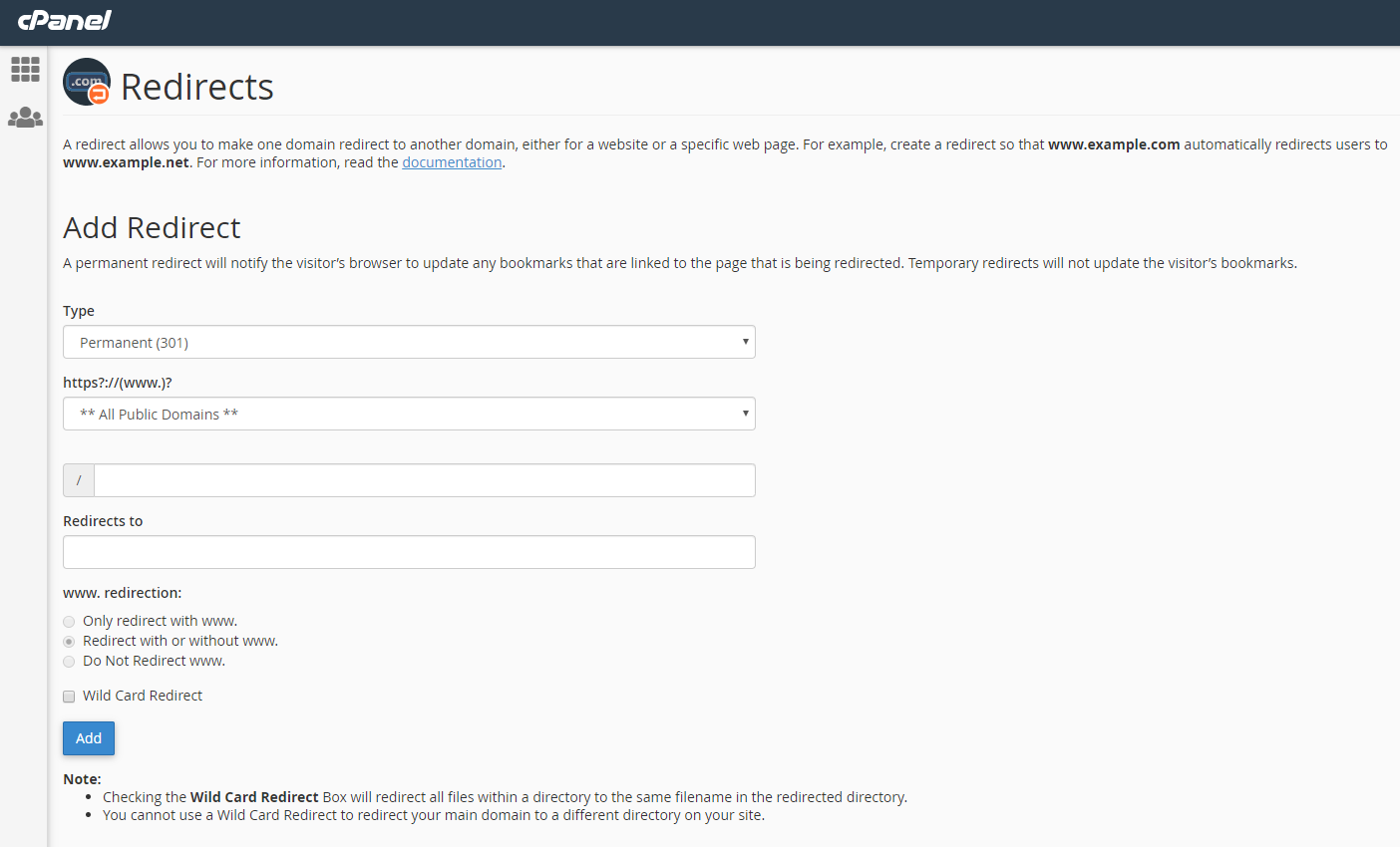 How To Create A Domain Redirect In Cpanel Ukhost4u