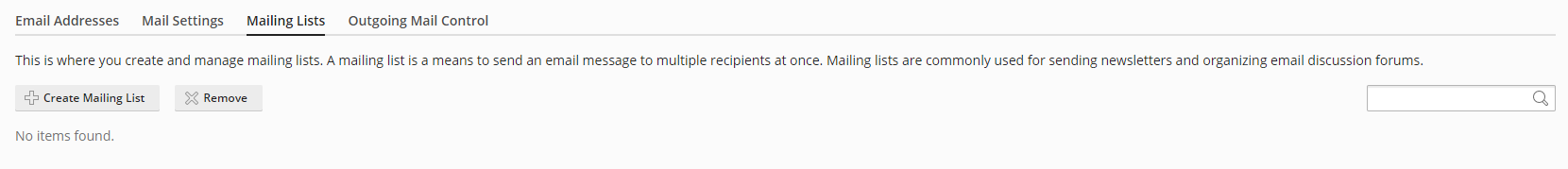 How To Create A Mailing List In Plesk - UKHost4U