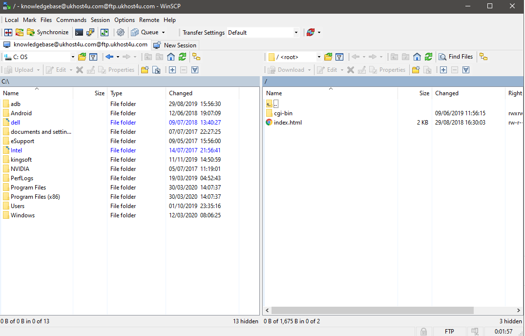 How Can I Connect To Ftp Using Winscp Ukhost4u