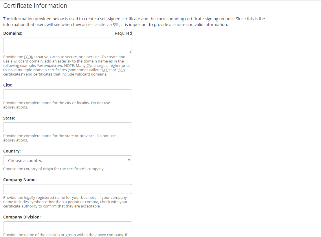 How to Generate a Certificate Signing Request (CSR) in WHM - UKHost4U