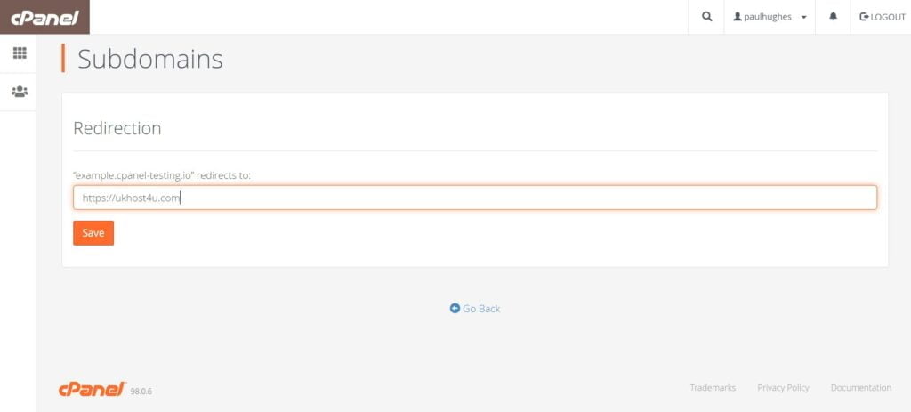 How To Redirect A Subdomain To Another Page Ukhost4u