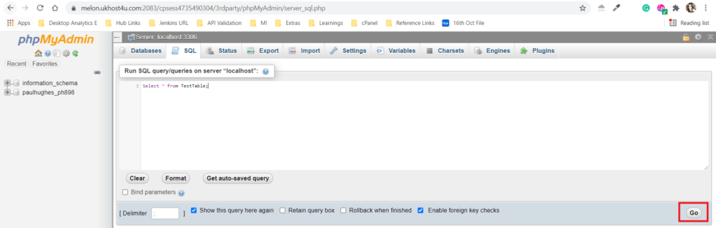 How To Run Queries In SQL - UKHost4U