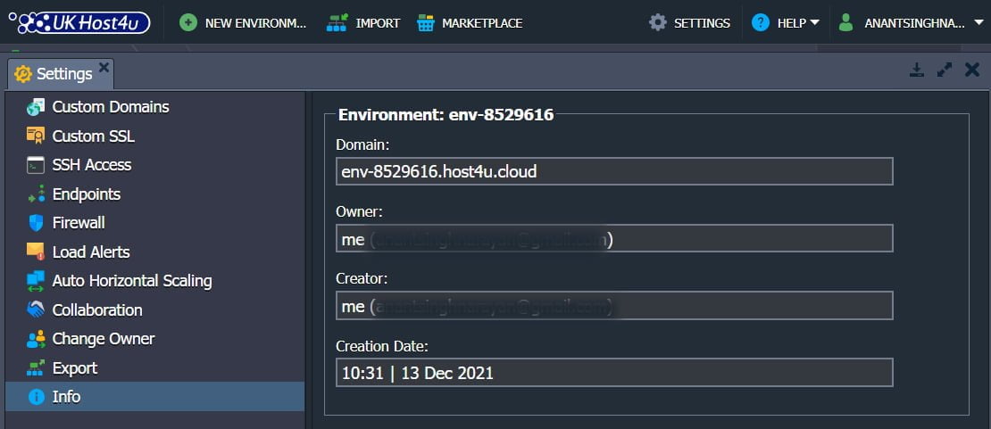 Understanding Cloud Dashboard - UKHost4U