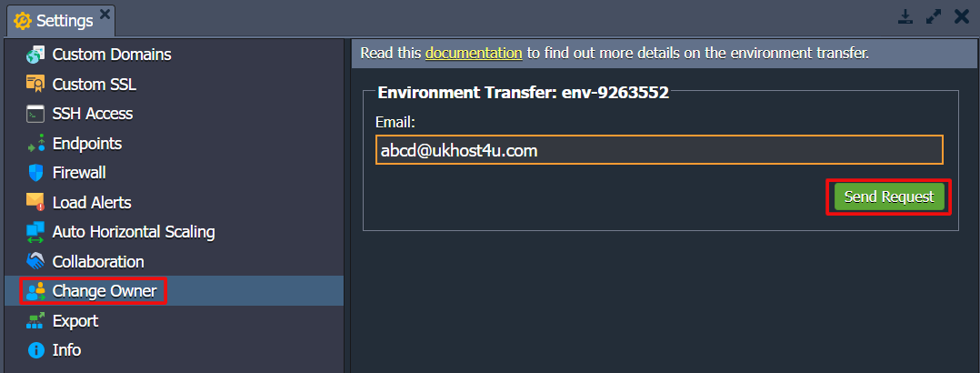 Environment Transferring - UKHost4U