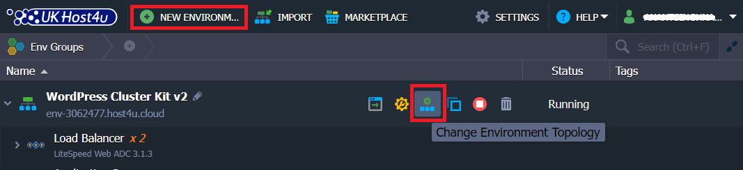 Container Configuration - UKHost4U