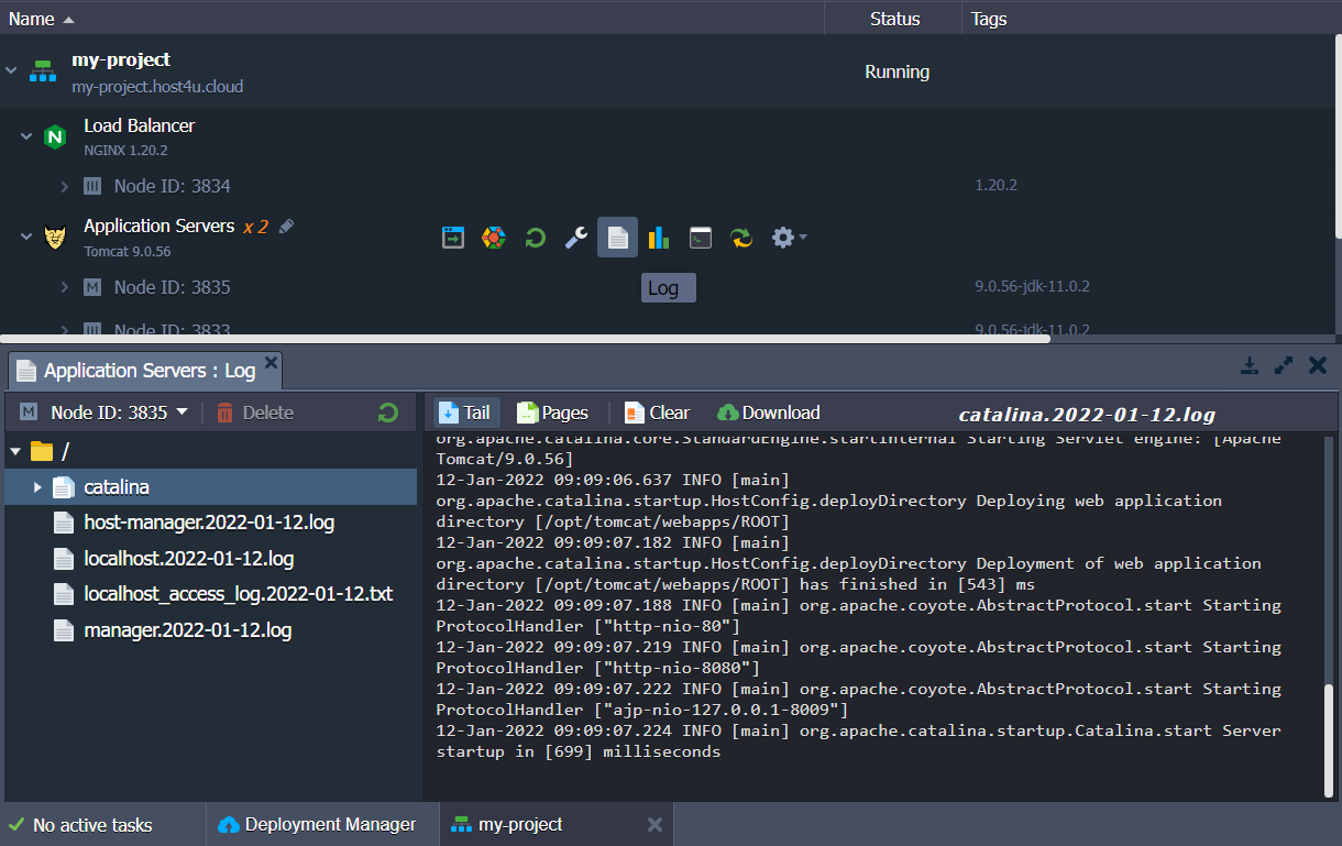Container Configuration - UKHost4U