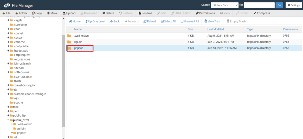 How to remove folders from the home directory in cPanel - UKHost4U