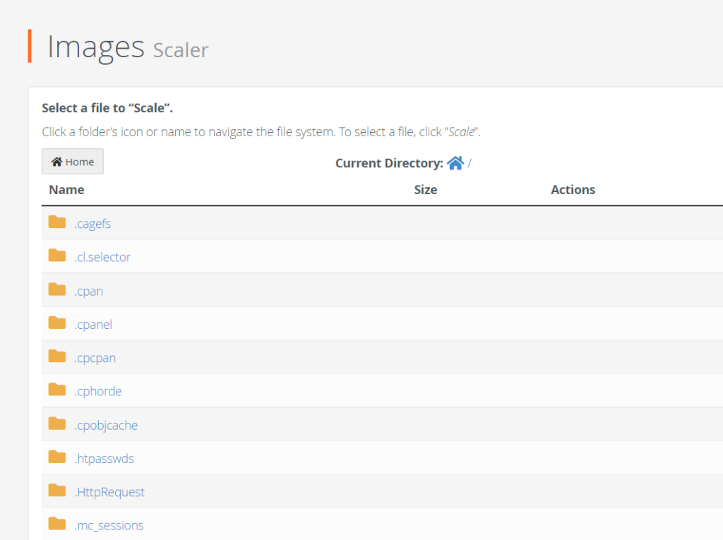 Understanding Image Manager In Your Files Section - UKHost4U