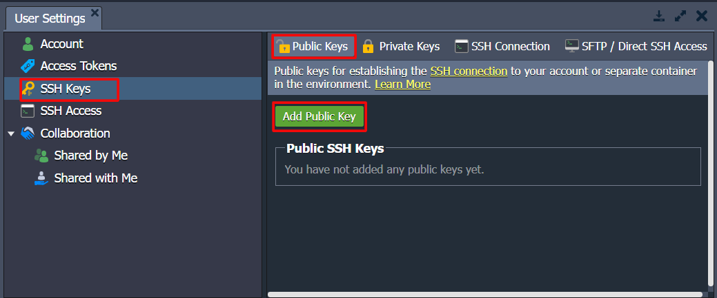 Add SSH Key - UKHost4U