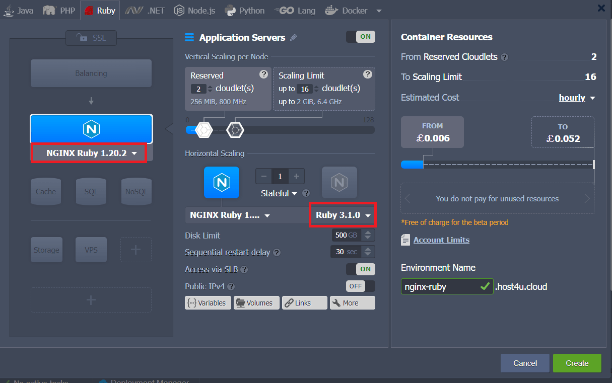 NGINX Ruby Software - UKHost4U